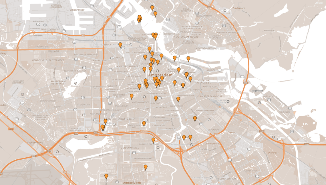 Amsterdam Creative Agency Map - Yann Graf